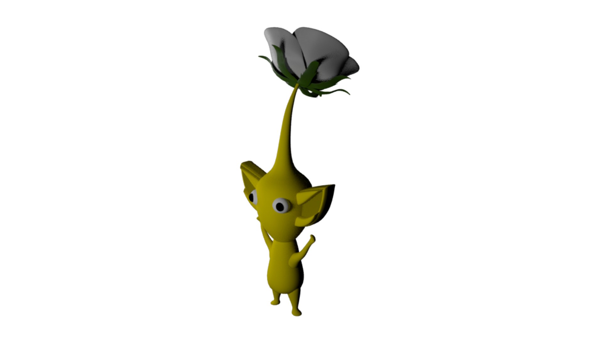 Yellow Flower Pikmin 3D Model - TurboSquid 1640214