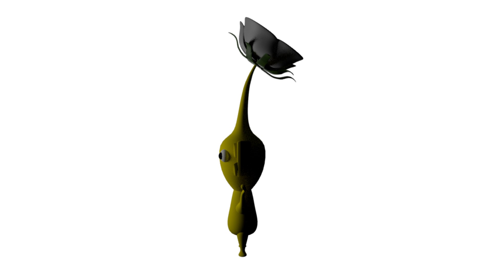 Yellow Flower Pikmin 3D Model - TurboSquid 1640214