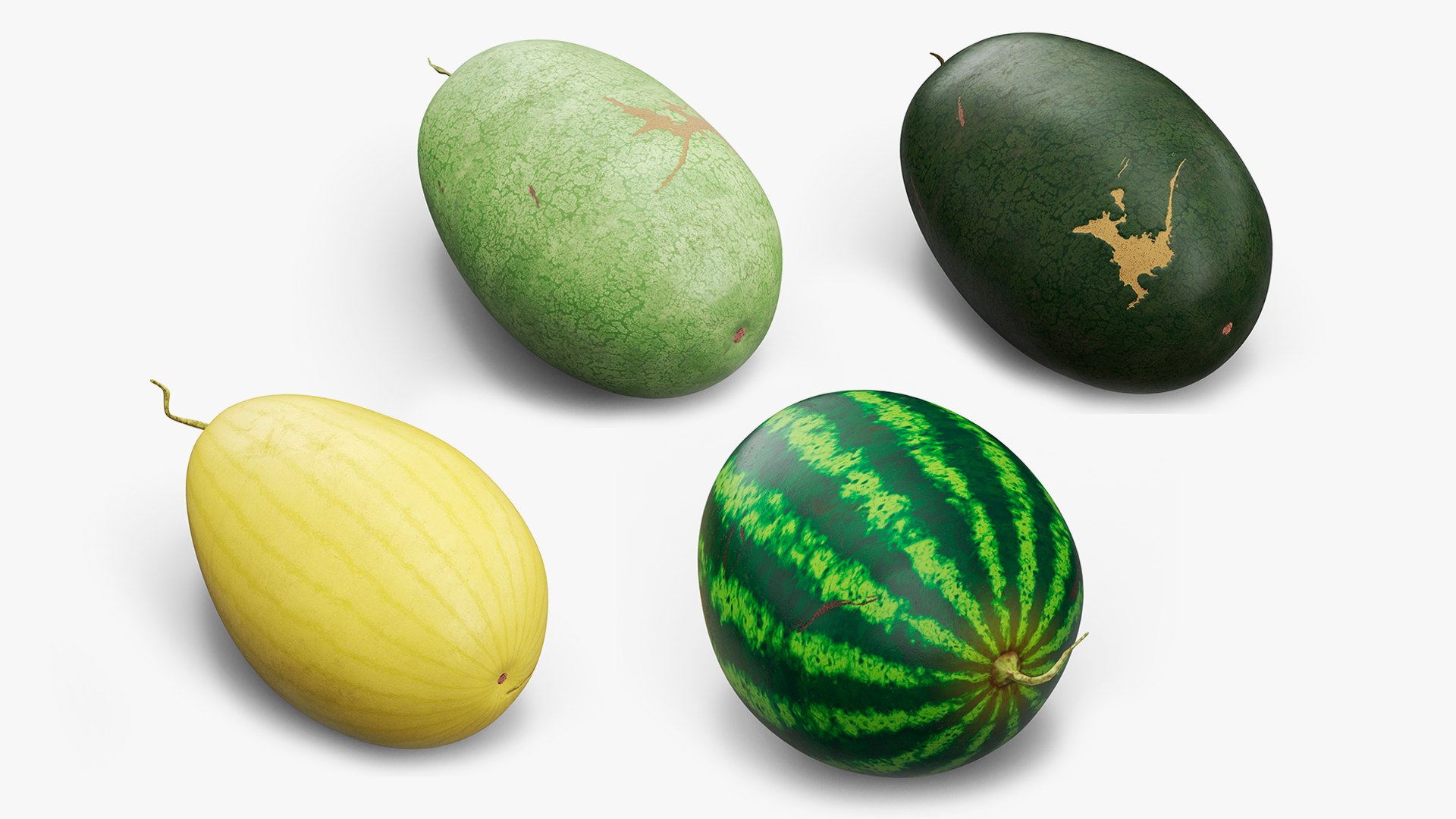 3D Watermelons Collection 2 - TurboSquid 2165502