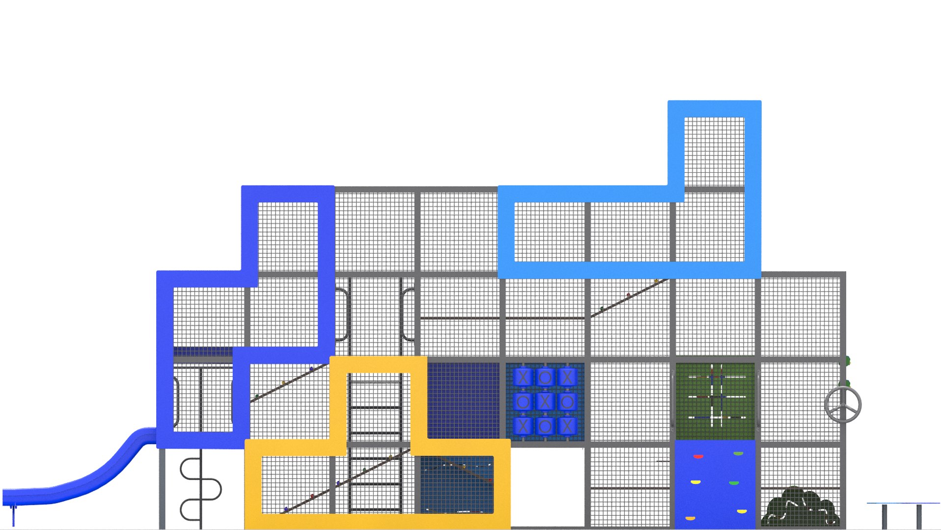 3D Tetris Boxes Playground Model - TurboSquid 1779264