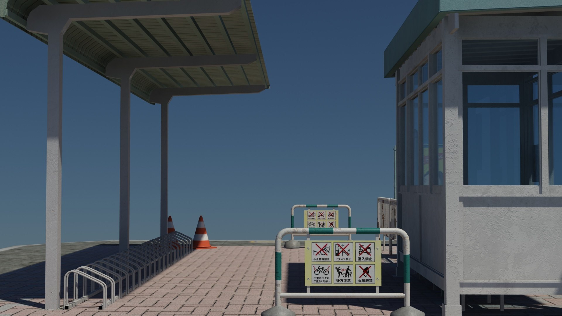 Japanese Bus Stop 3D Model - TurboSquid 1569570