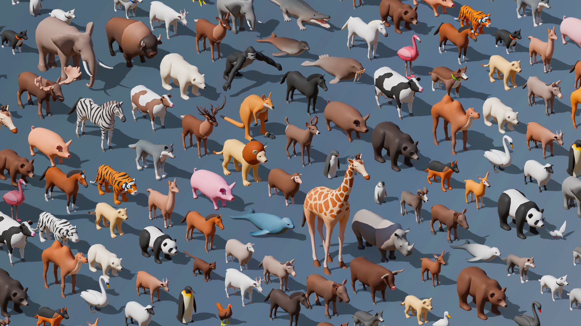 Animals 1 3D Model - TurboSquid 2088515