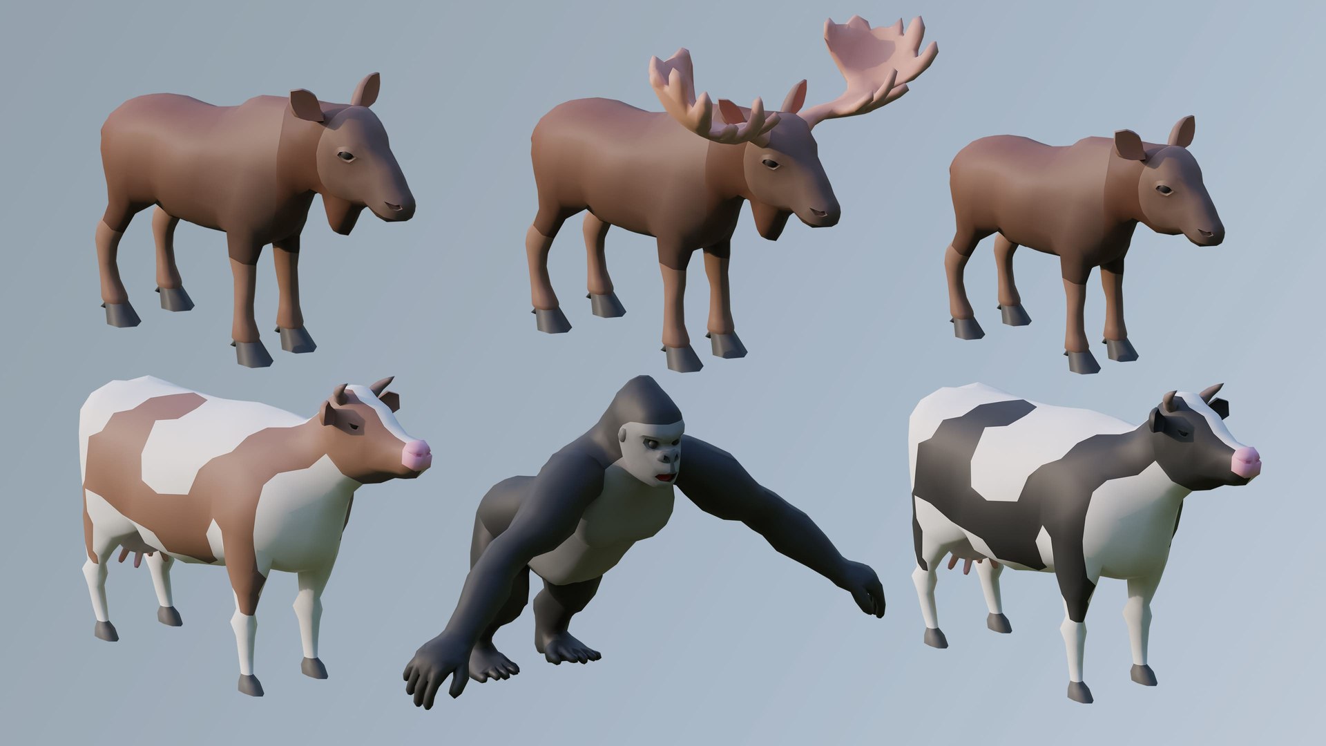 Animals 1 3D model - TurboSquid 2088515