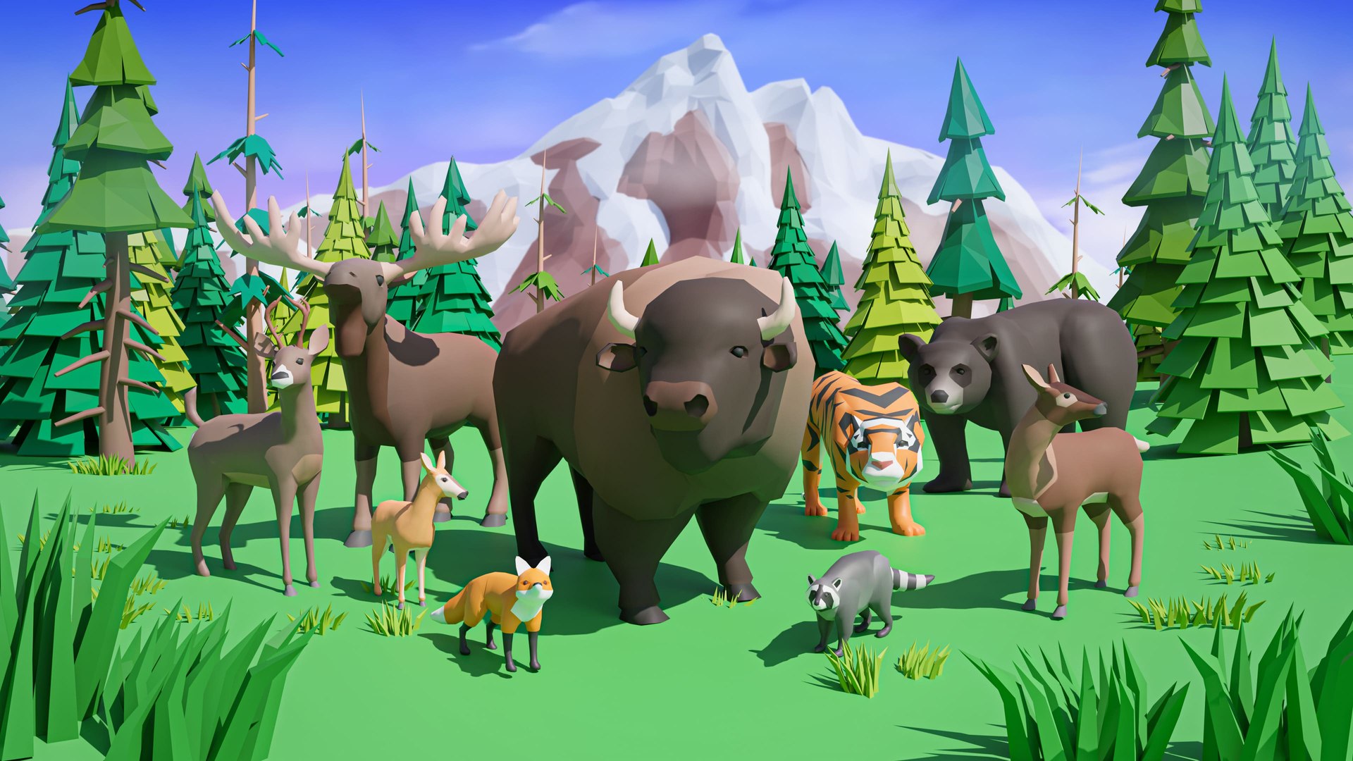 Animals 1 3D Model - TurboSquid 2088515