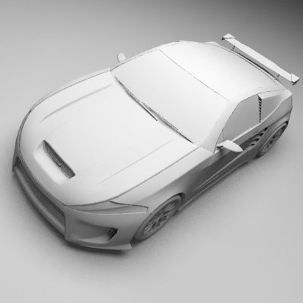 3ds max blackfire concept car