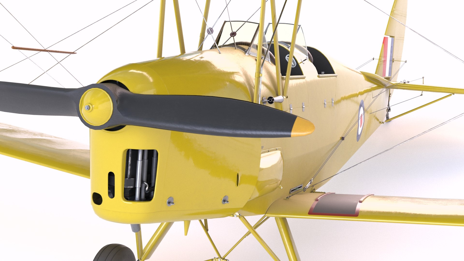 De Havilland DH-82 Tiger Moth 3D - TurboSquid 2388940