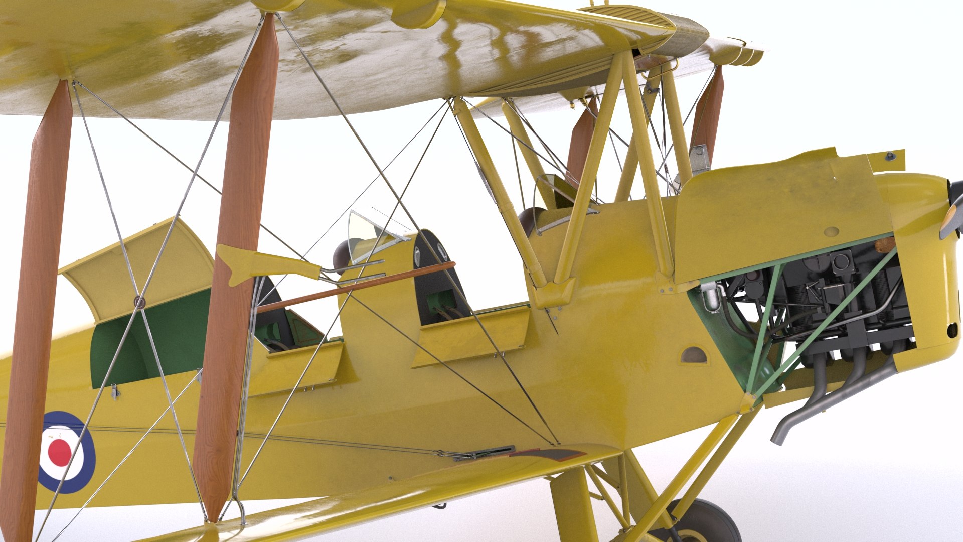 De Havilland DH-82 Tiger Moth 3D - TurboSquid 2388940