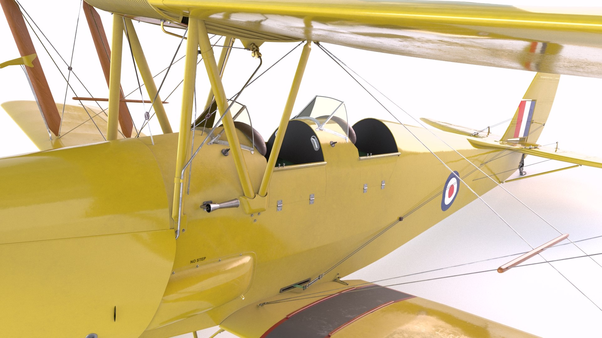De Havilland DH-82 Tiger Moth 3D - TurboSquid 2388940