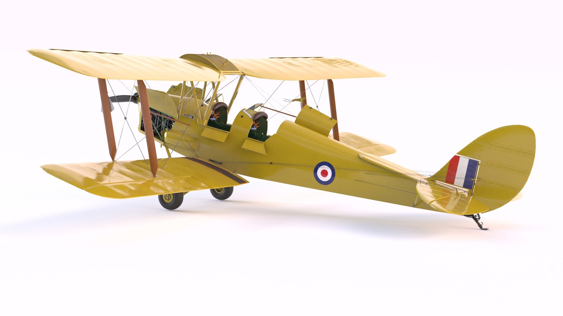 De Havilland DH-82 Tiger Moth 3D - TurboSquid 2388940