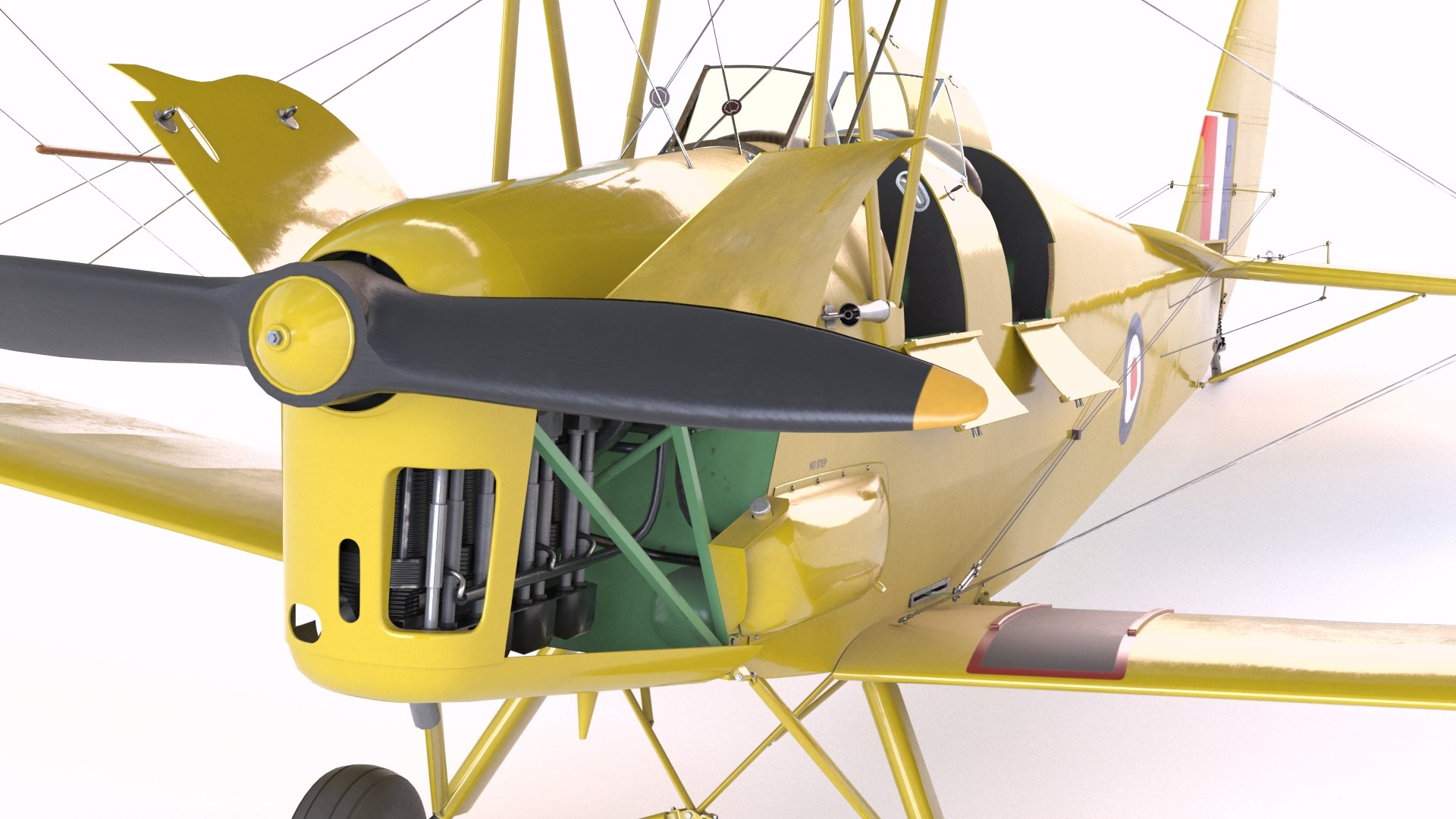 De Havilland DH-82 Tiger Moth 3D - TurboSquid 2388940