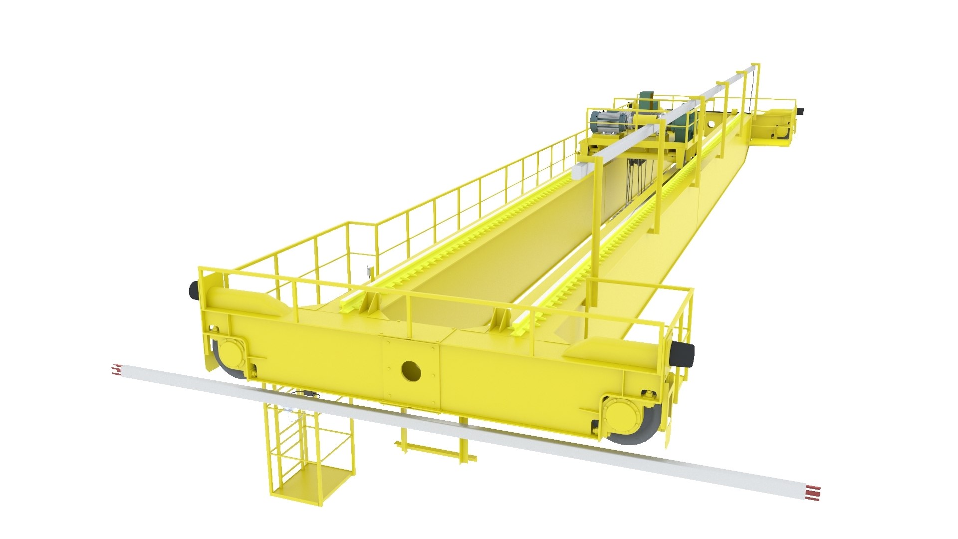 Overhead Crane 3D Model - TurboSquid 1941563