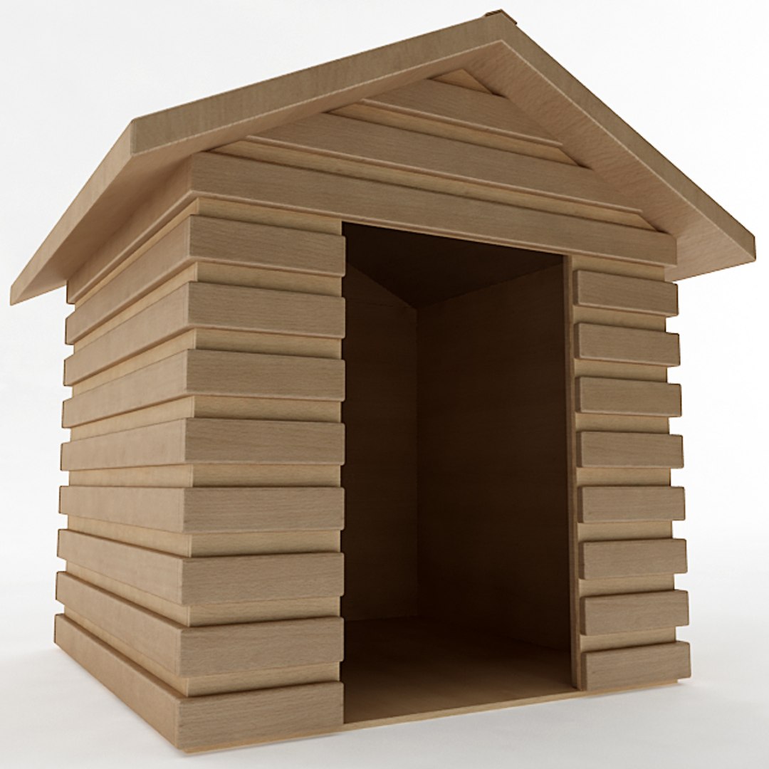 3D Dog House Model - TurboSquid 1301074