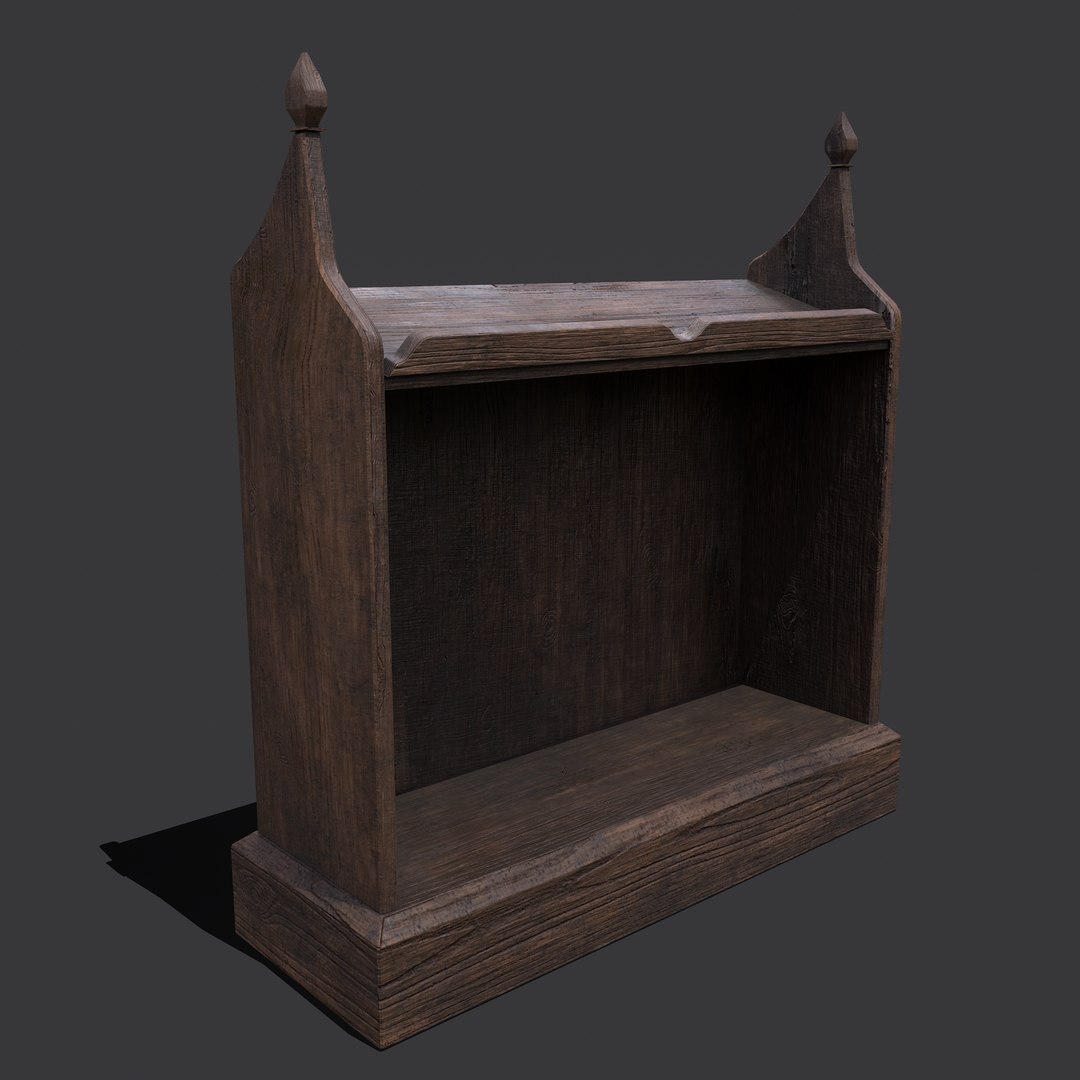 3D Medieval Elegant Writing Stand Model - TurboSquid 1743167
