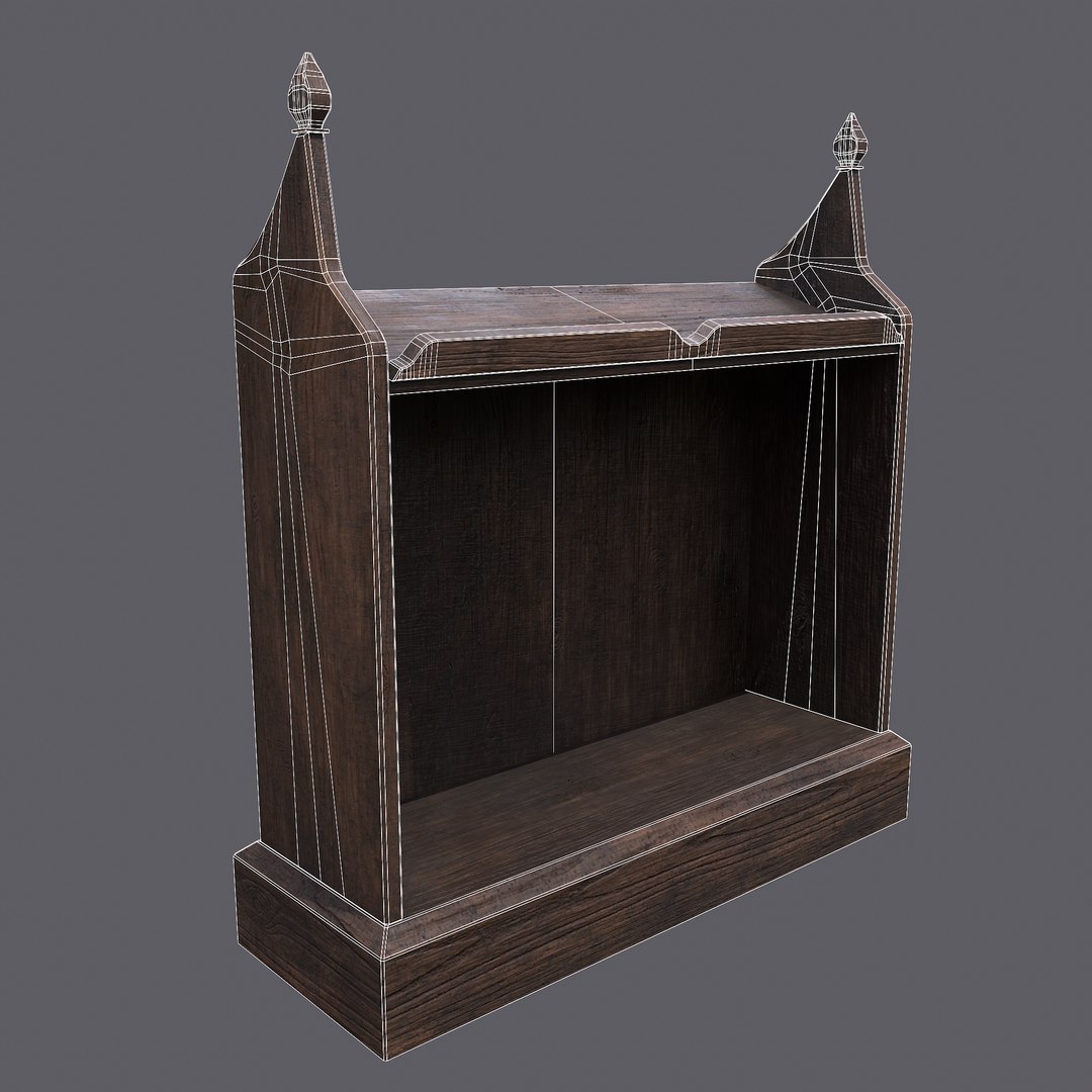 3D Medieval Elegant Writing Stand Model - TurboSquid 1743167