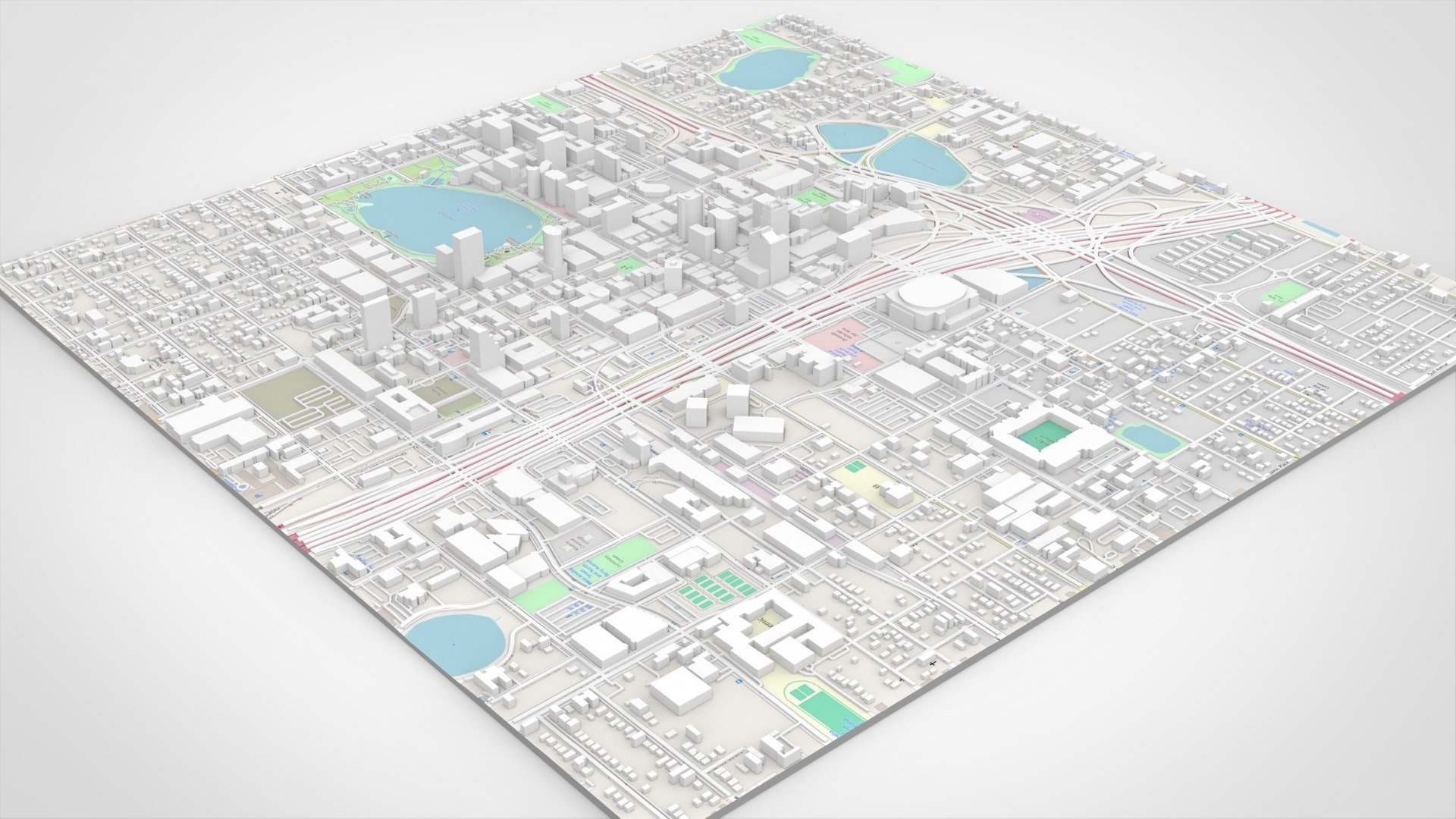 Cityscape Orlando Florida USA Model - TurboSquid 2311066
