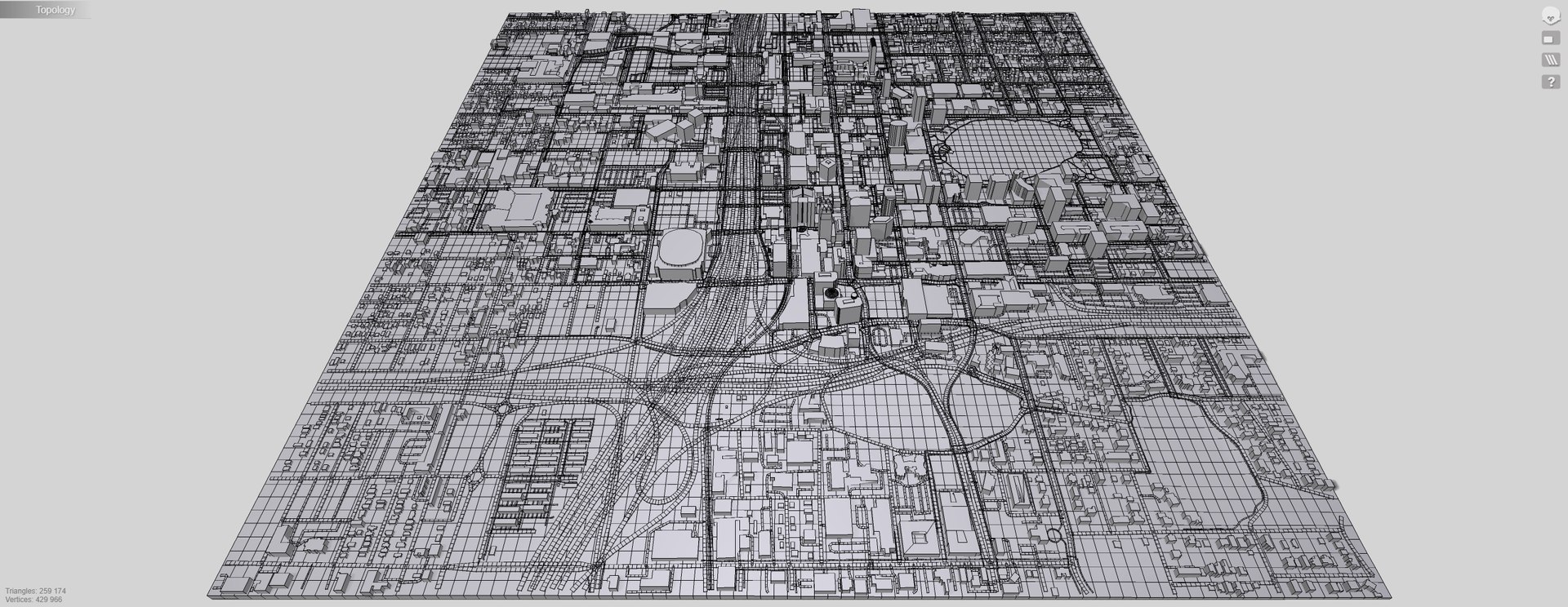 Cityscape Orlando Florida USA Model - TurboSquid 2311066