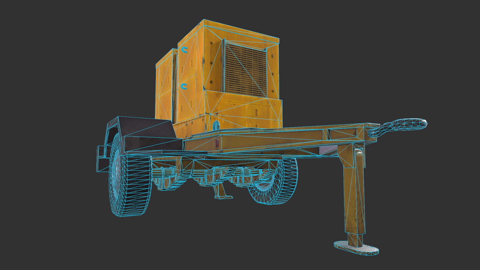 Mobile Generator 3D model - TurboSquid 1936169
