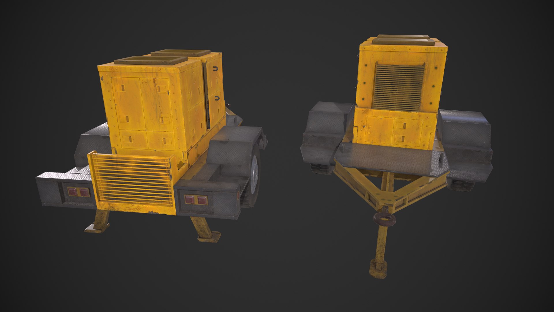 Mobile Generator 3D model - TurboSquid 1936169