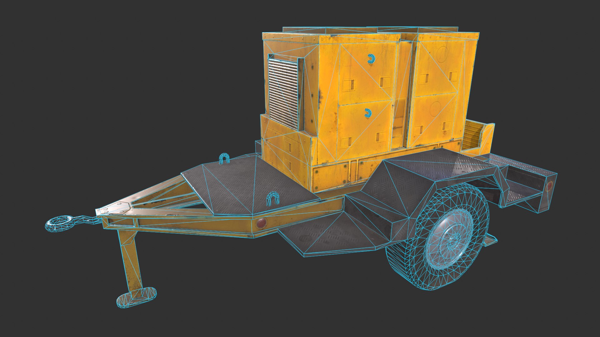 Mobile Generator 3D model - TurboSquid 1936169