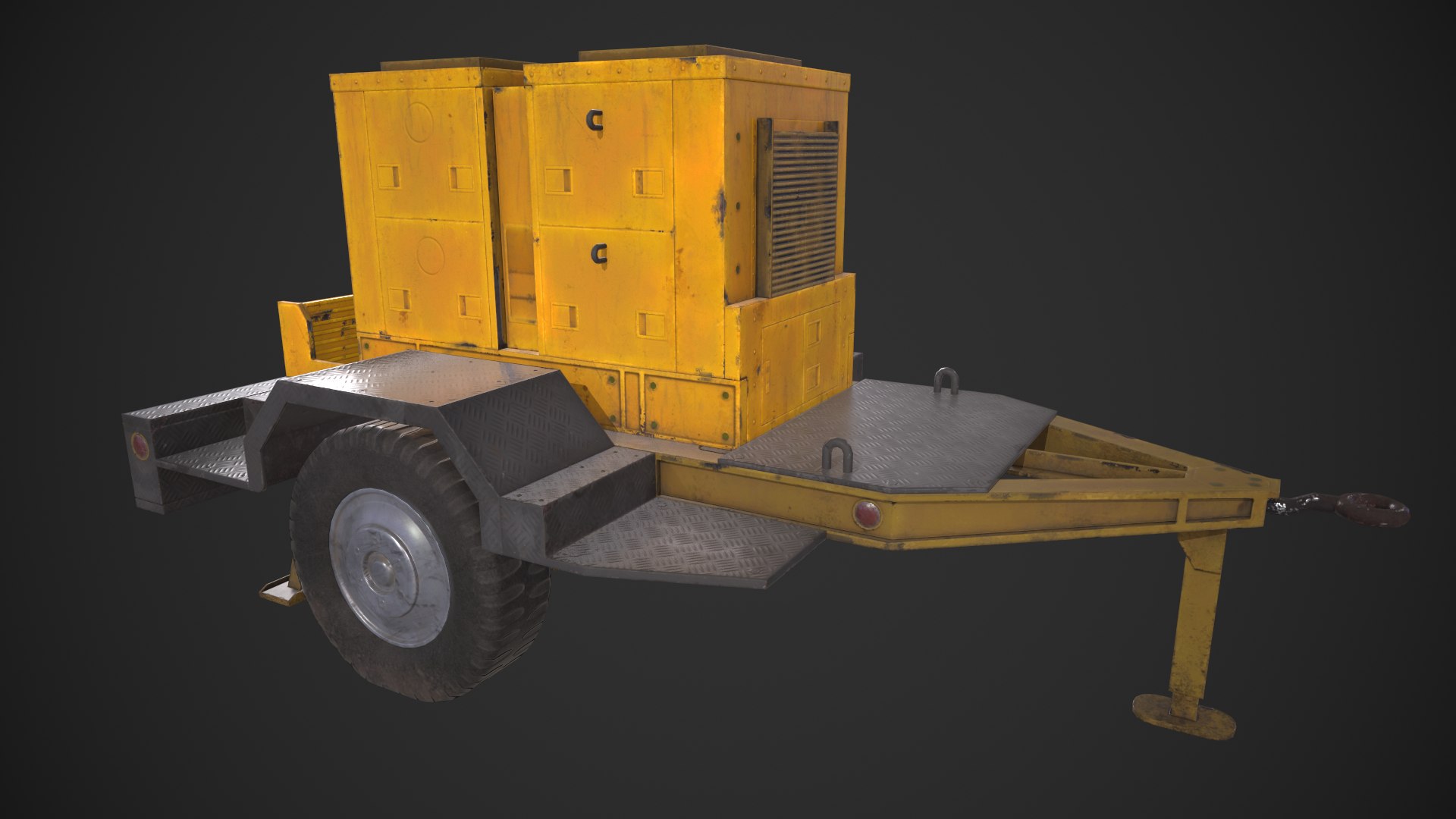 Mobile Generator 3D model - TurboSquid 1936169
