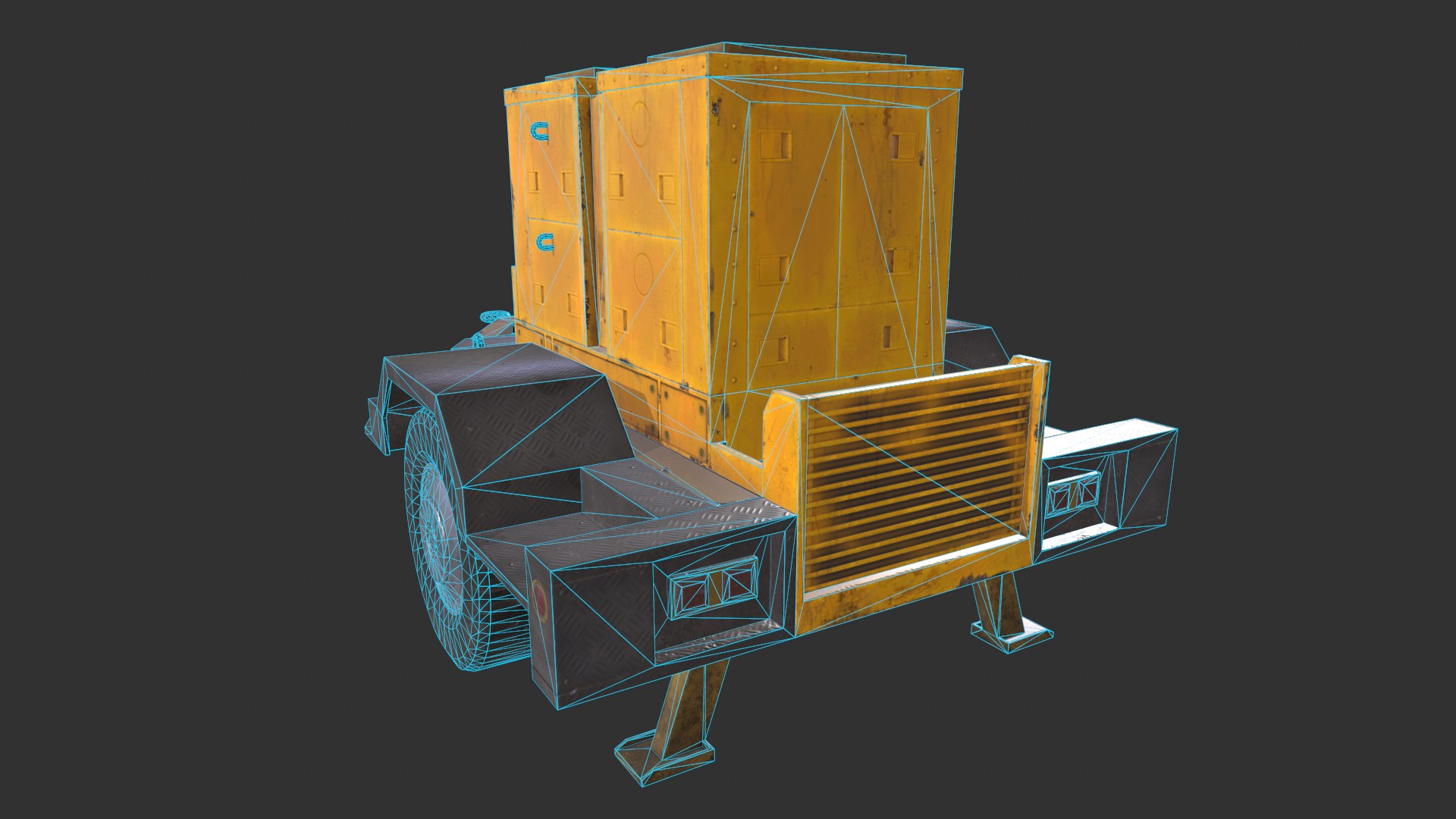 Mobile Generator 3D model - TurboSquid 1936169