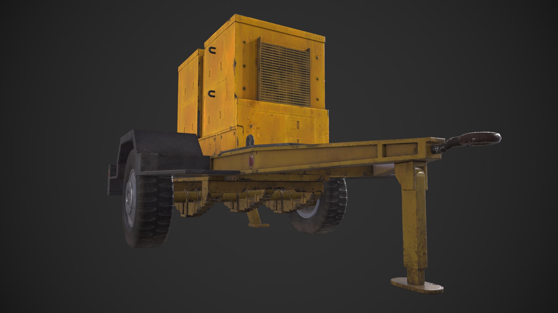 Mobile Generator 3D model - TurboSquid 1936169
