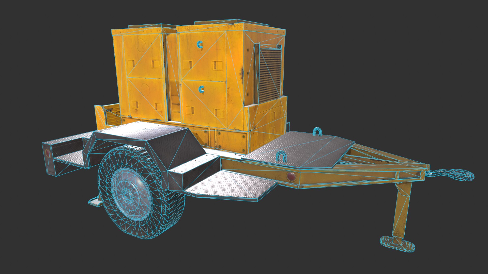 Mobile Generator 3D model - TurboSquid 1936169