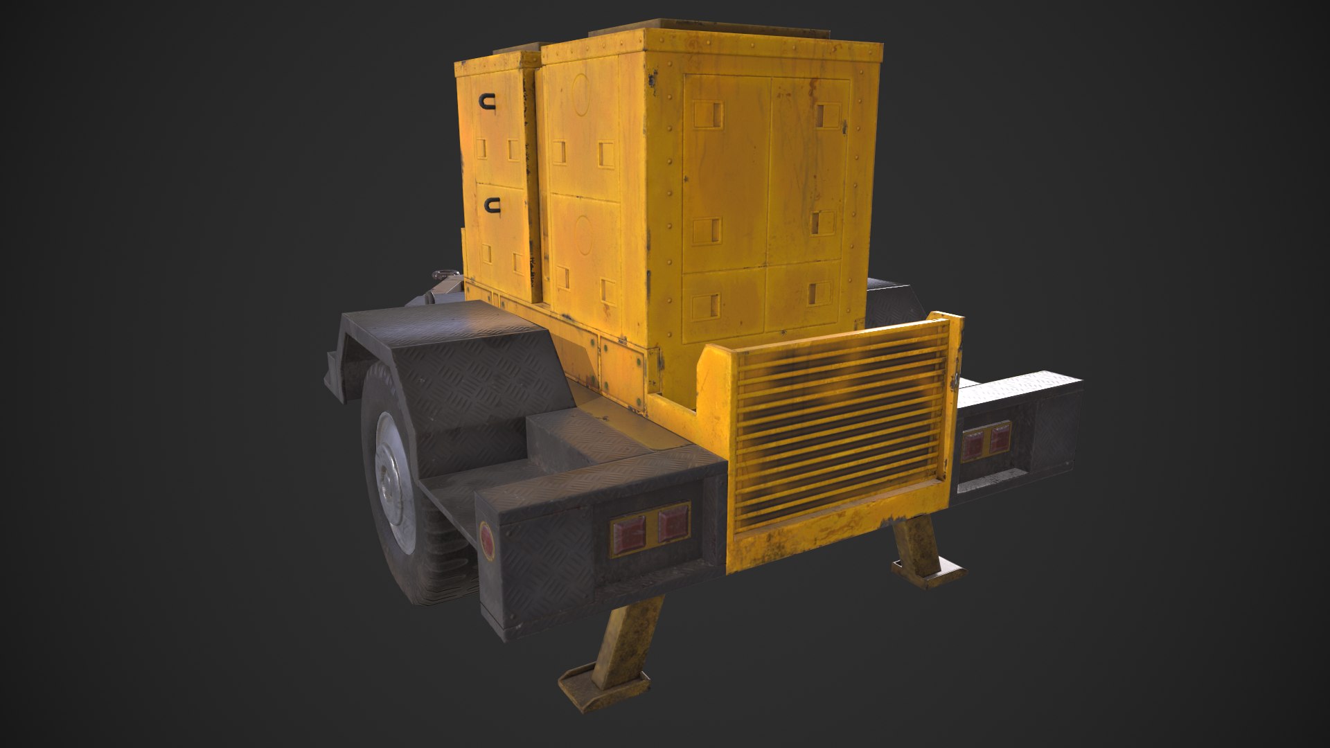 Mobile Generator 3D model - TurboSquid 1936169