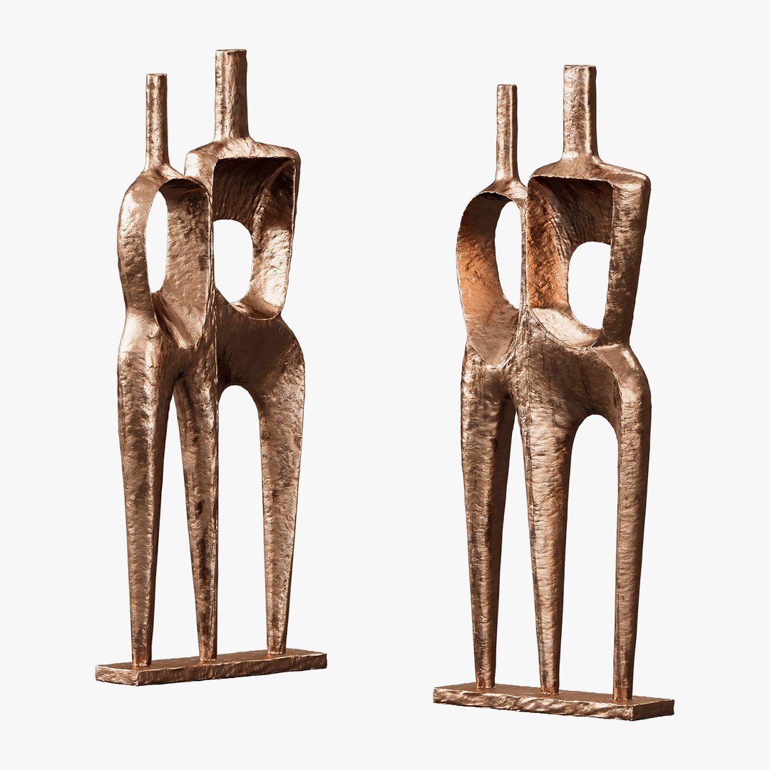 3D model Decorative Set Metal-People - TurboSquid 2083981