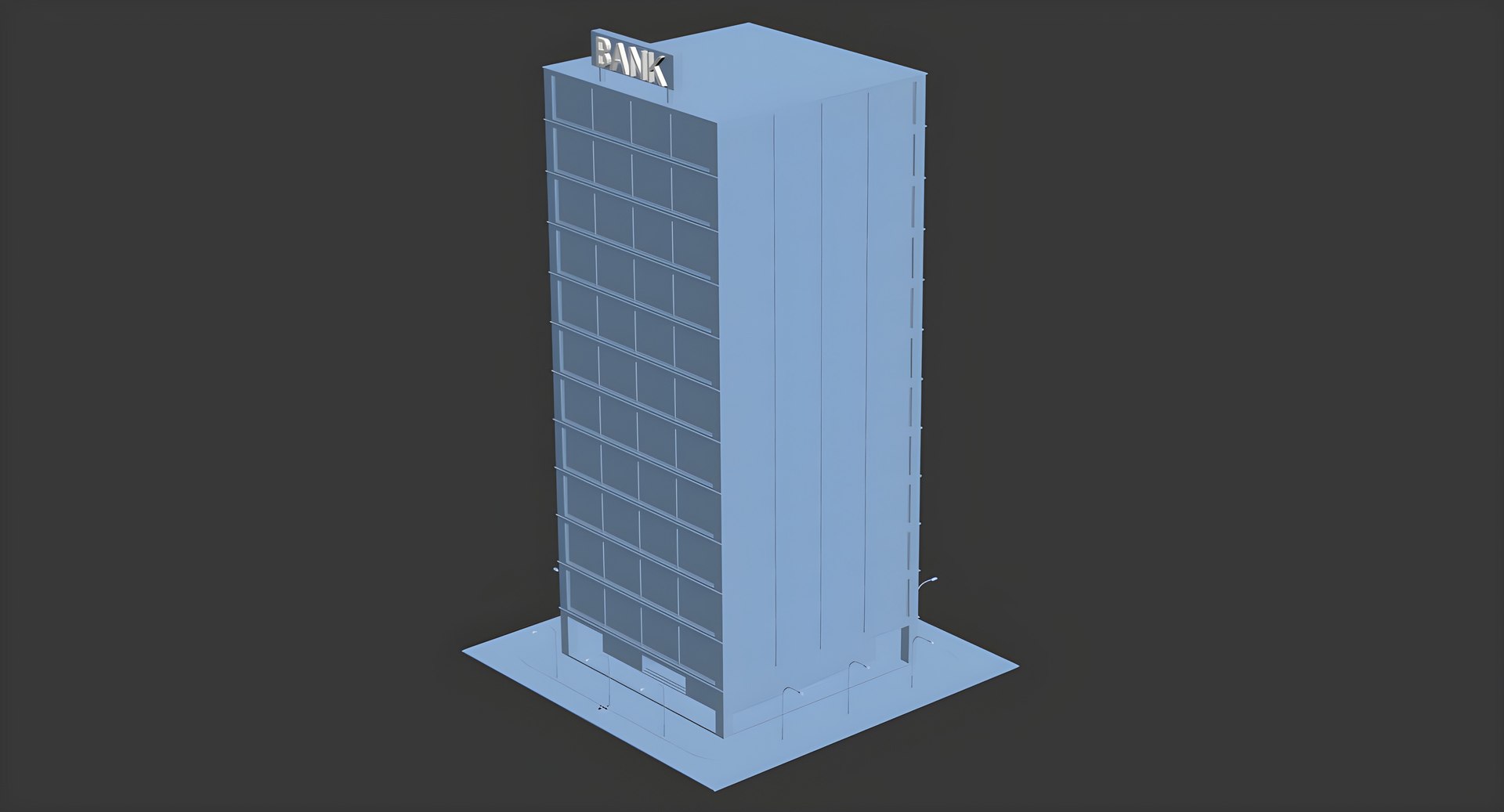 3D Building V3 - TurboSquid 2358010