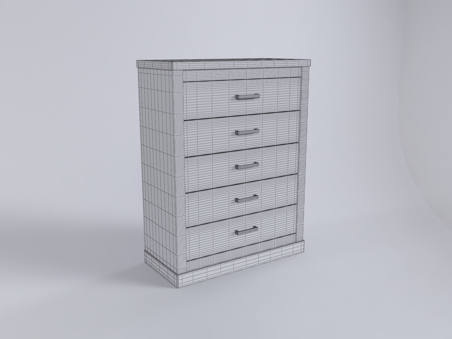 COLTON CHEST 5 DRAWERS HC 3D Model - TurboSquid 1922146