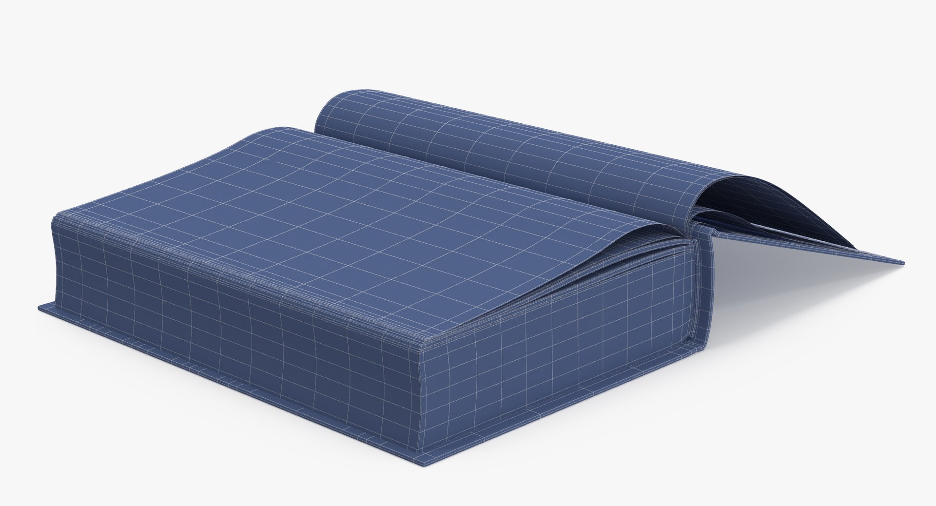 3d Classic Book 01 Open