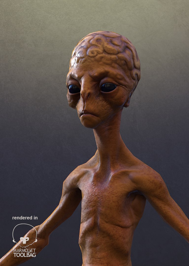 3D Alien - TurboSquid 724843