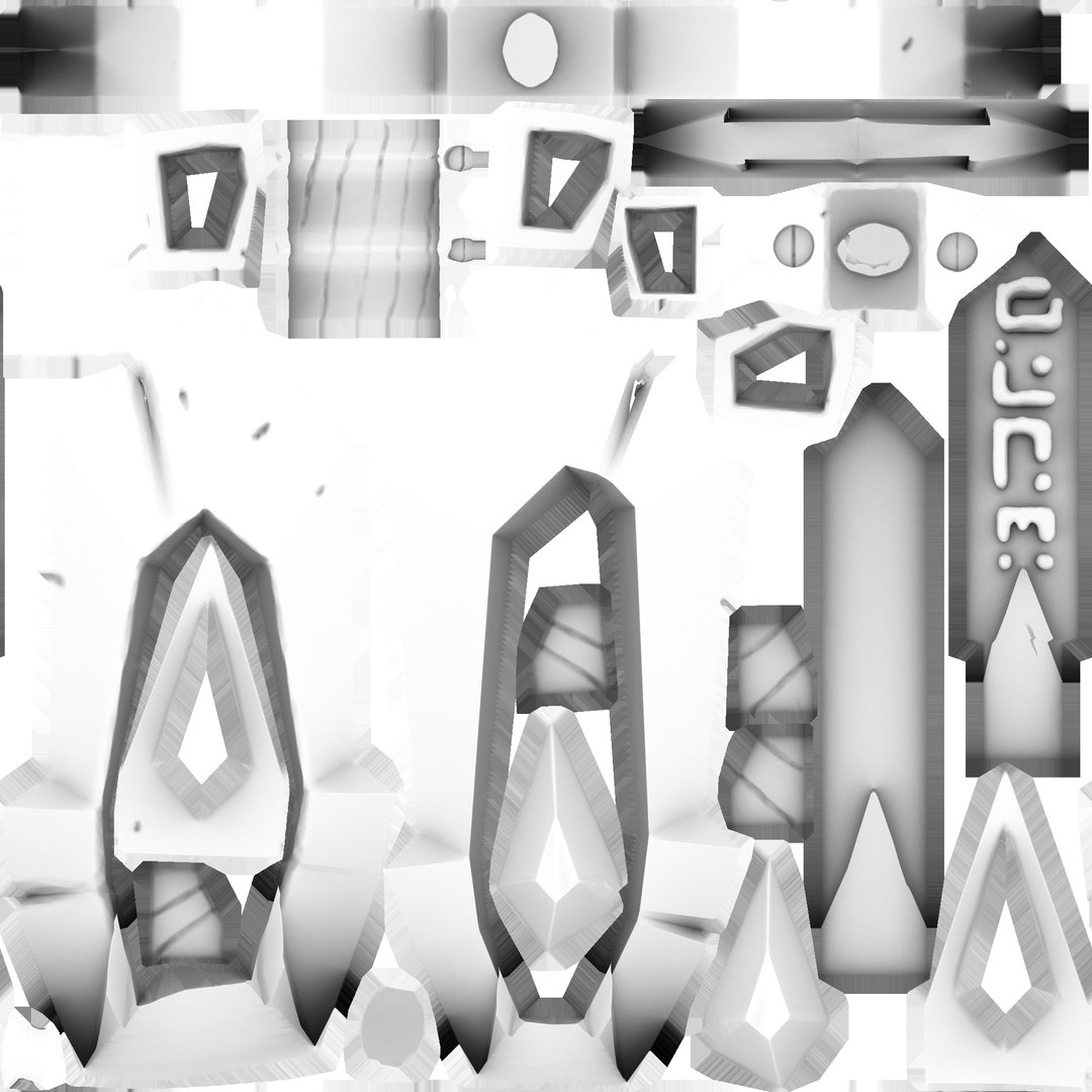 Stylized Sword With Runes 3D Model - TurboSquid 1860985