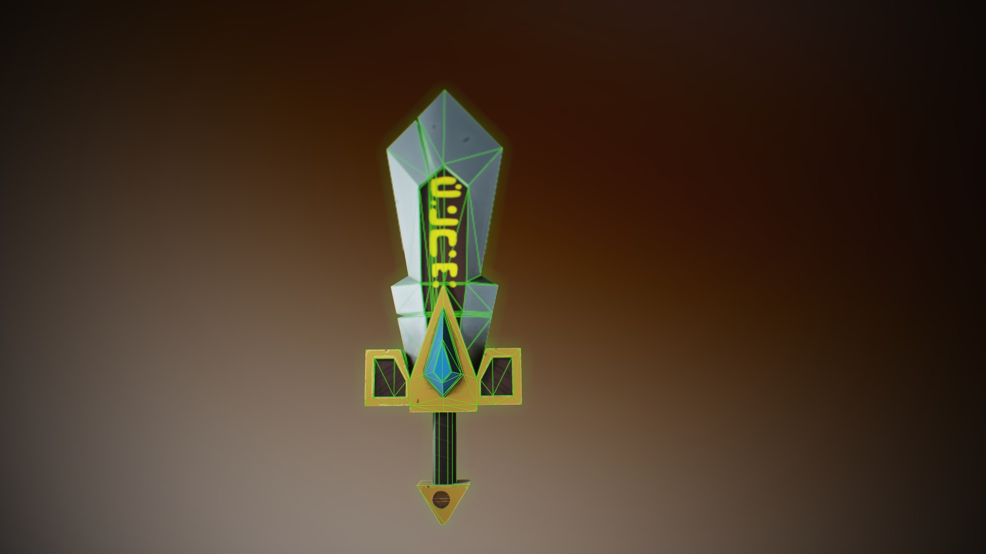 Stylized Sword With Runes 3D Model - TurboSquid 1860985