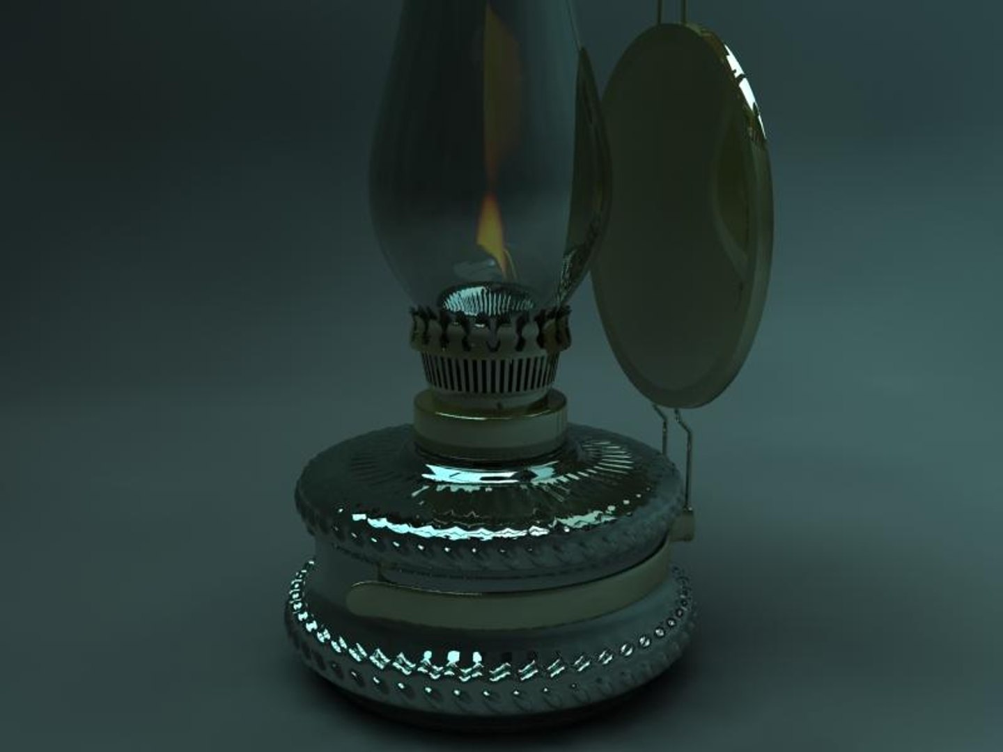 Maya Antique Oil Lamp