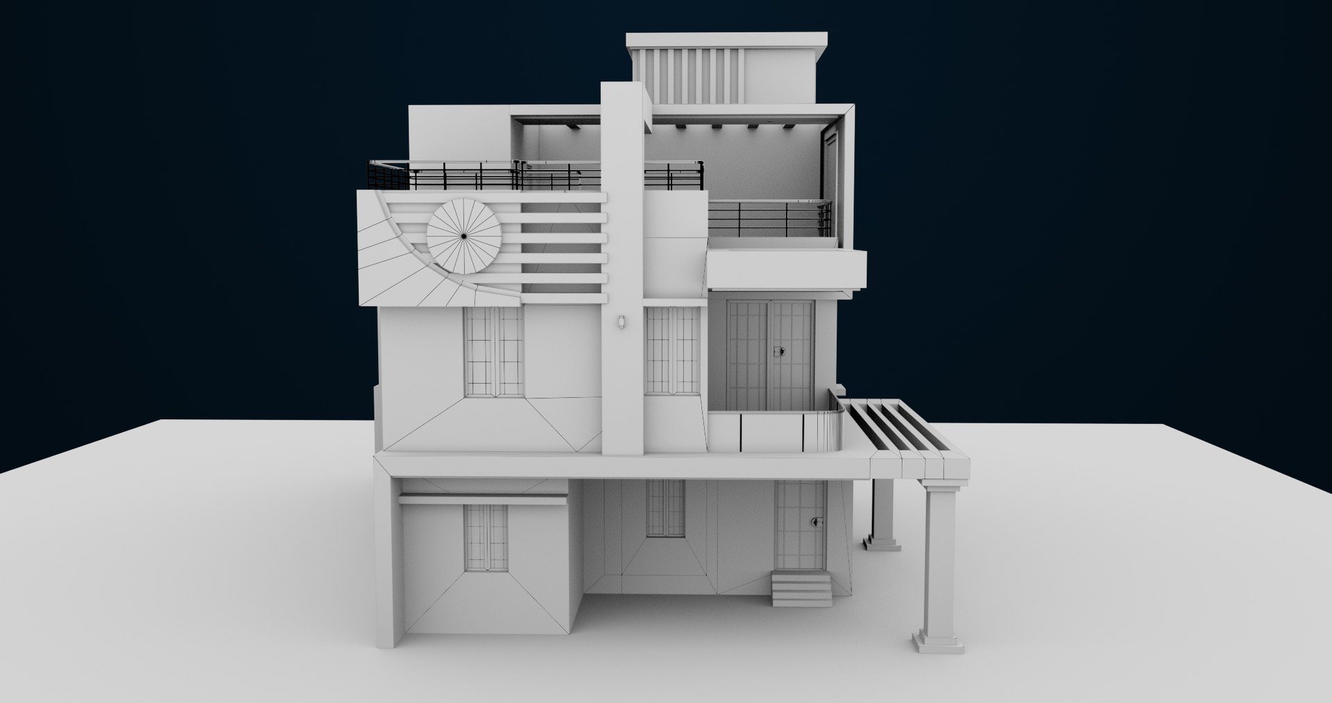 Modern House 01 All PBR Unity UE Textures Included 3D - TurboSquid 2023688