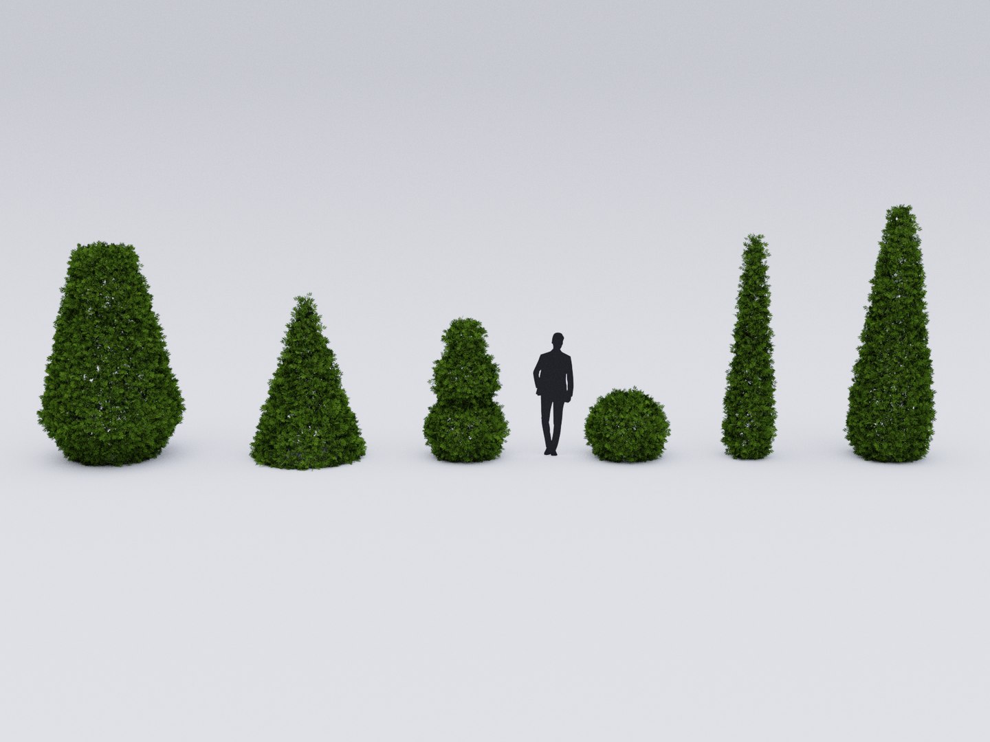 Boxwood Set V4 3D Model - TurboSquid 1869766