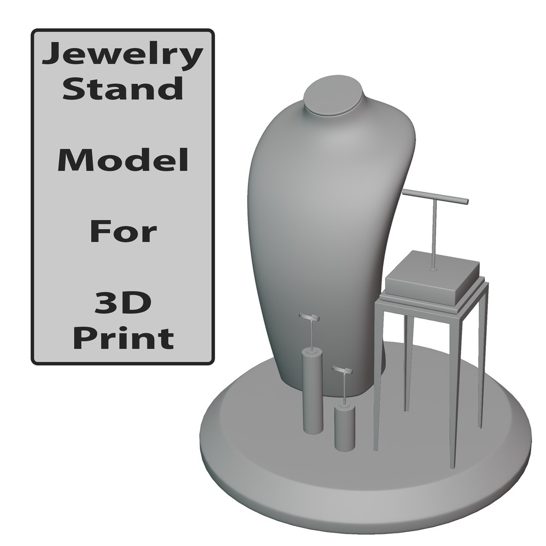 Jewelry Stand Vol 5 3D Print Model 3D Model - TurboSquid 2179694