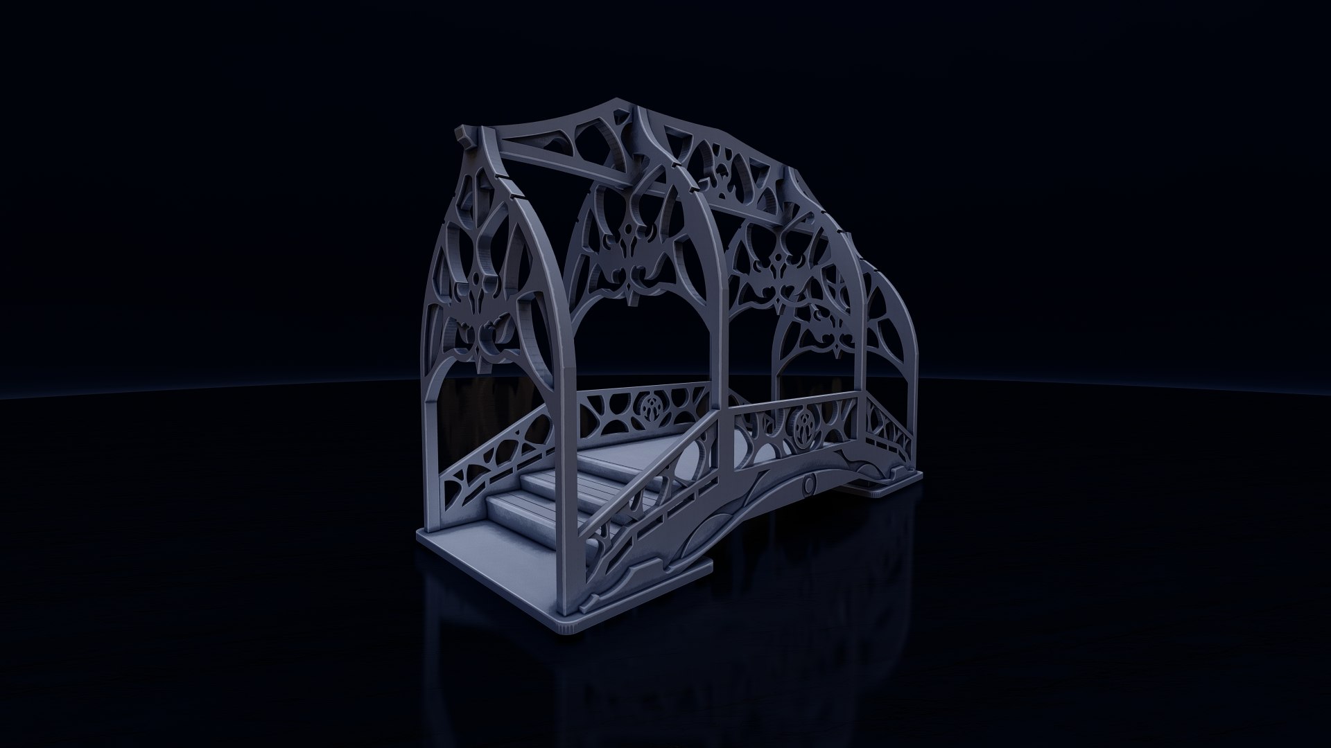 3D Fantasy Bridge Model - TurboSquid 1894835
