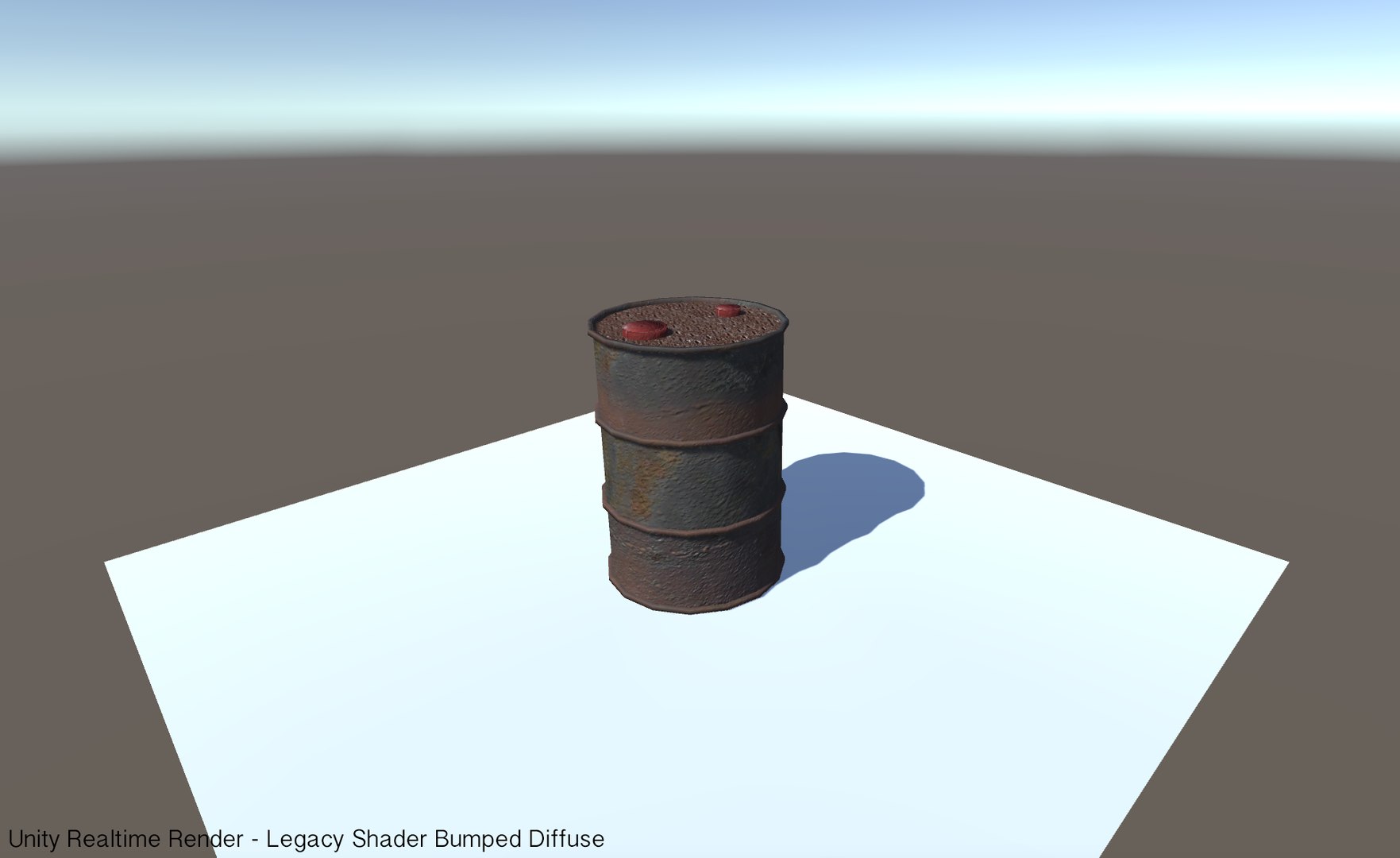 Free Fbx Mode Metal Barrel