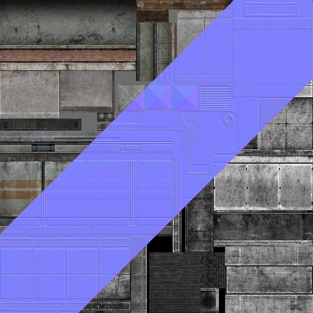 Max Sci-fi Sawmill Interior Scene