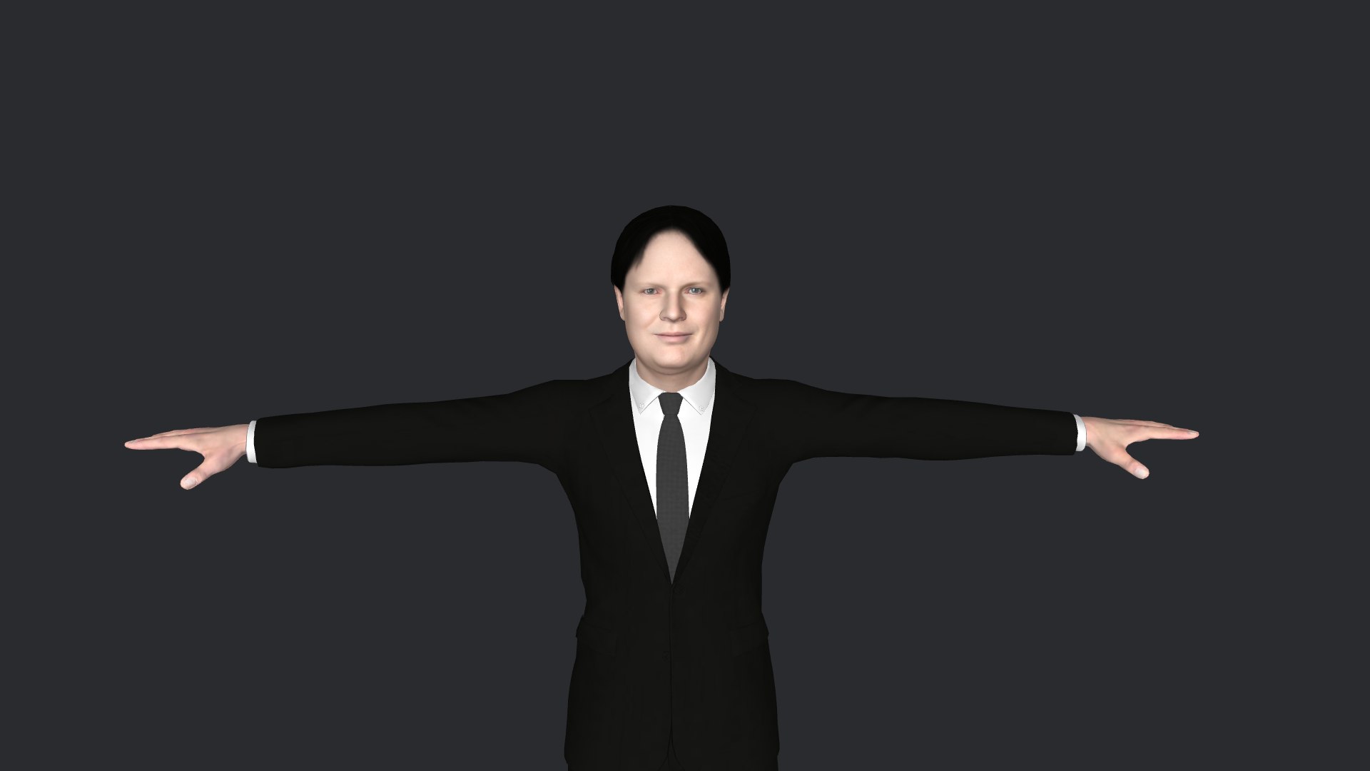 Dwight Schrute Hyper Realistic Full Body Fully Rigged 3D Character 3D ...