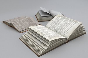 3D open book model - TurboSquid 1443418