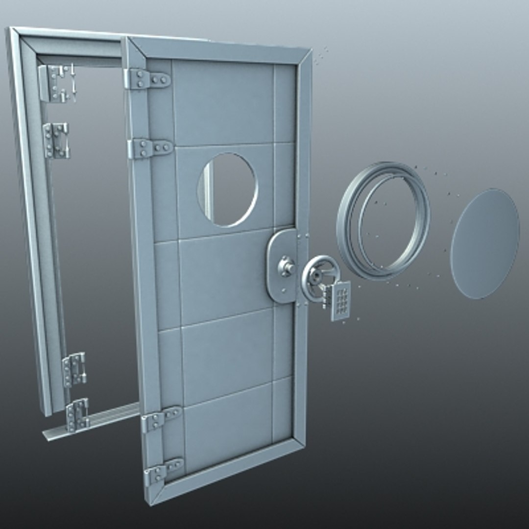 Heavy Steel Doorway Door Max