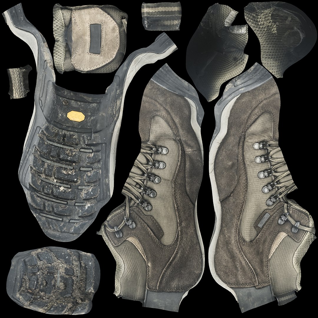 3D Model Photogrammetry Boot - TurboSquid 1367760