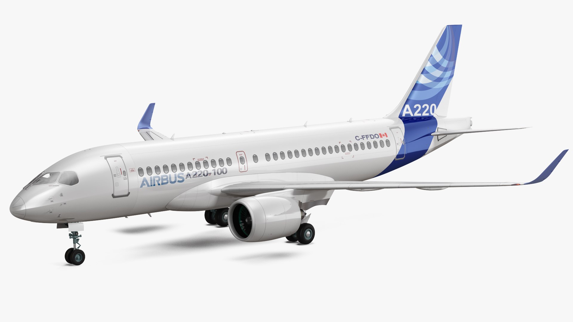 3D model airbus a220 100 interior - TurboSquid 1560719