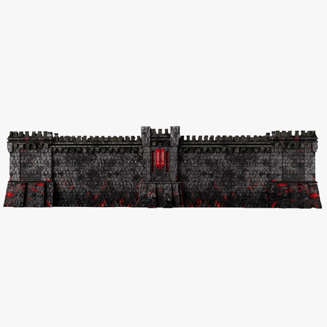 Castle Walls Asset Ready 3D - TurboSquid 2416231