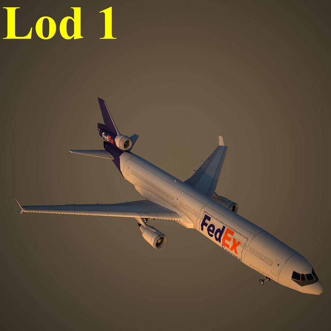 3d Model Mcdonnell Douglas Fdx