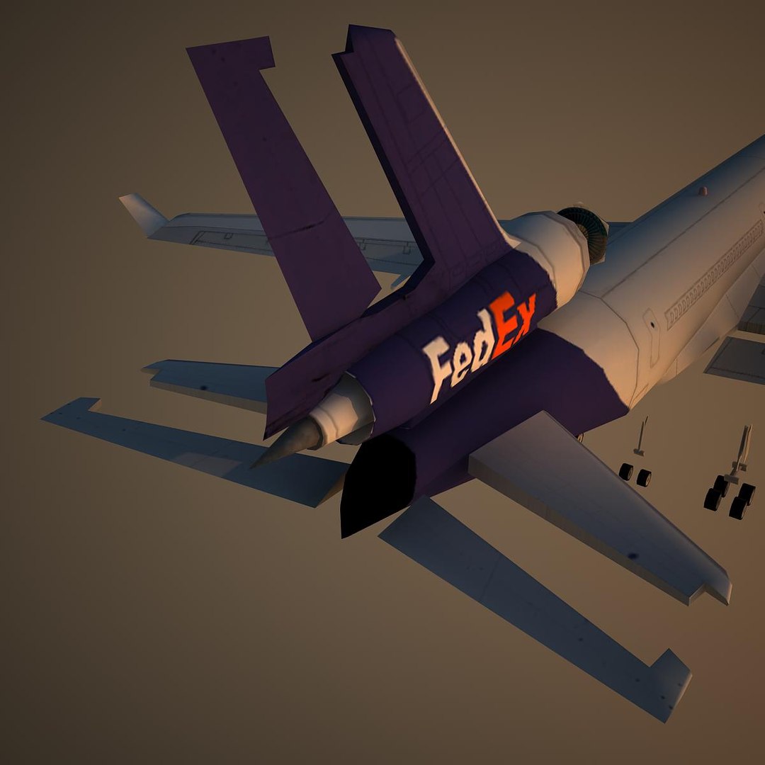 3d Model Mcdonnell Douglas Fdx